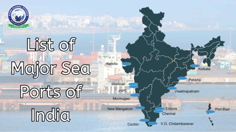 Complete List of Major Sea Ports of India | Khan Global Studies Blogs