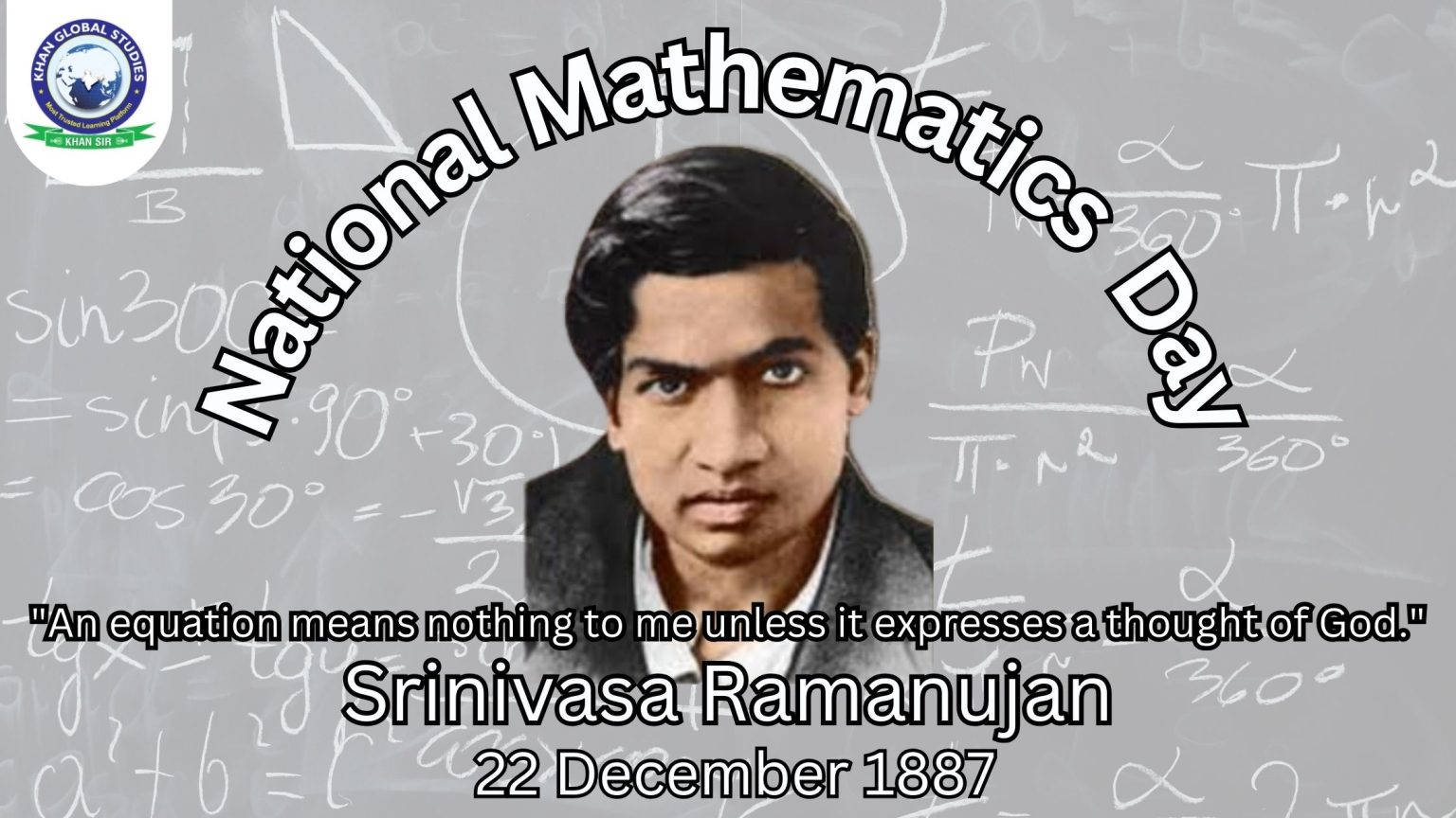 National Mathematics Day 2024: History and Significance | Khan Global ...