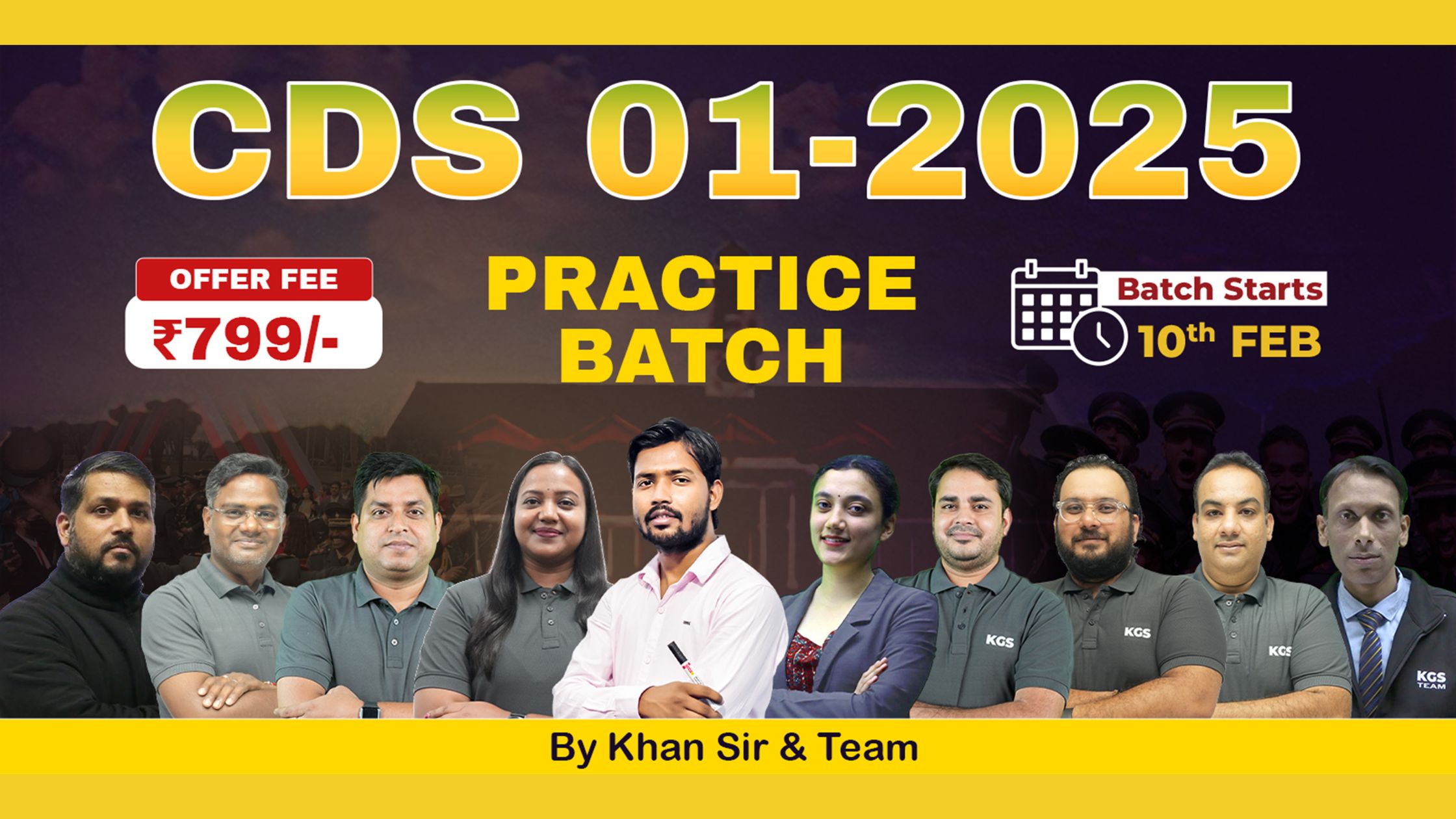 Join Online CDS-01 2025 Practice Batch (Bilingual) | Khan Global Studies Blogs