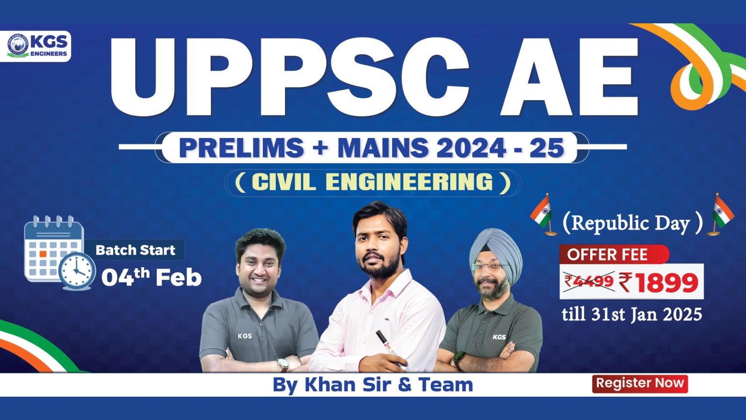 Join Online UPPSC AE Batch 2025 for Civil Engineer (Bilingual) | Khan Global Studies Blogs