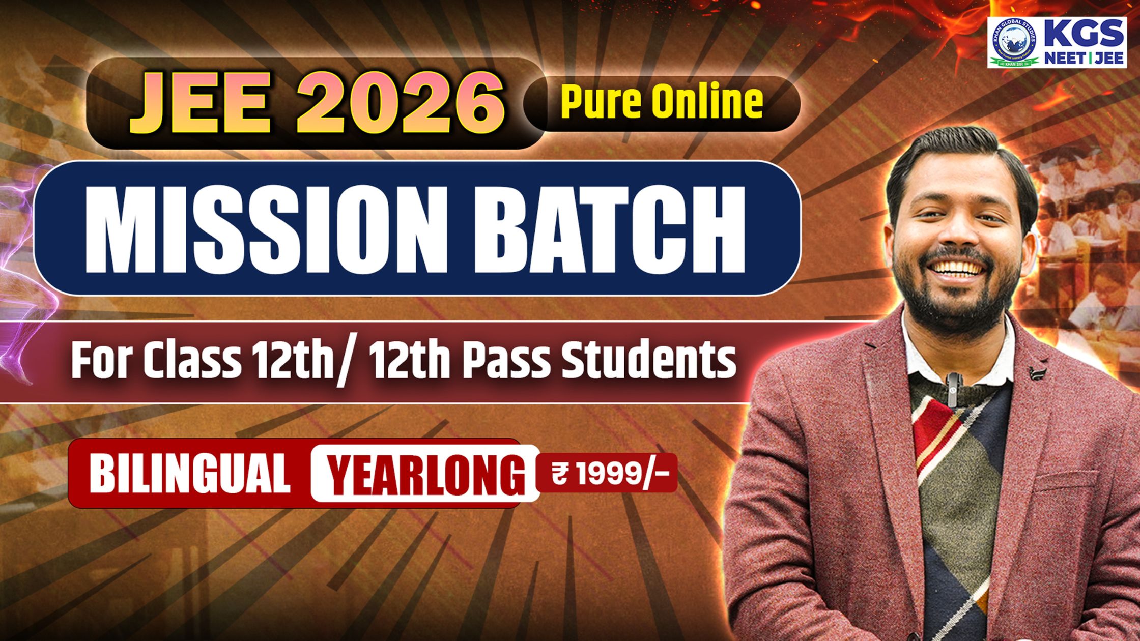 Join Online JEE 2026 Mission Batch for Class 12th (Bilingual) | Khan Global Studies Blogs