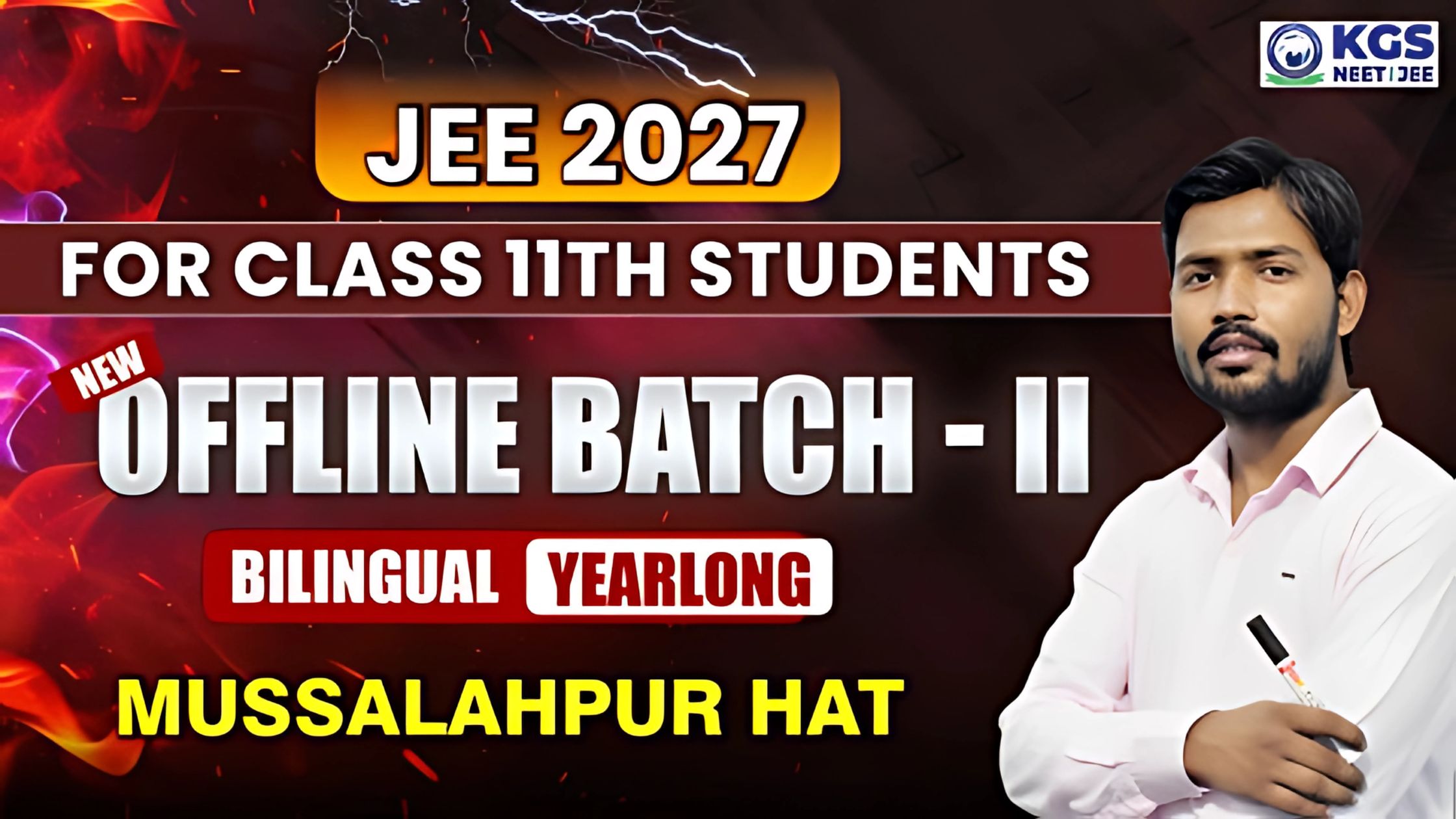 Join Offline JEE 2027 Yearlong Bilingual Batch-II Musallahpur Hat ...