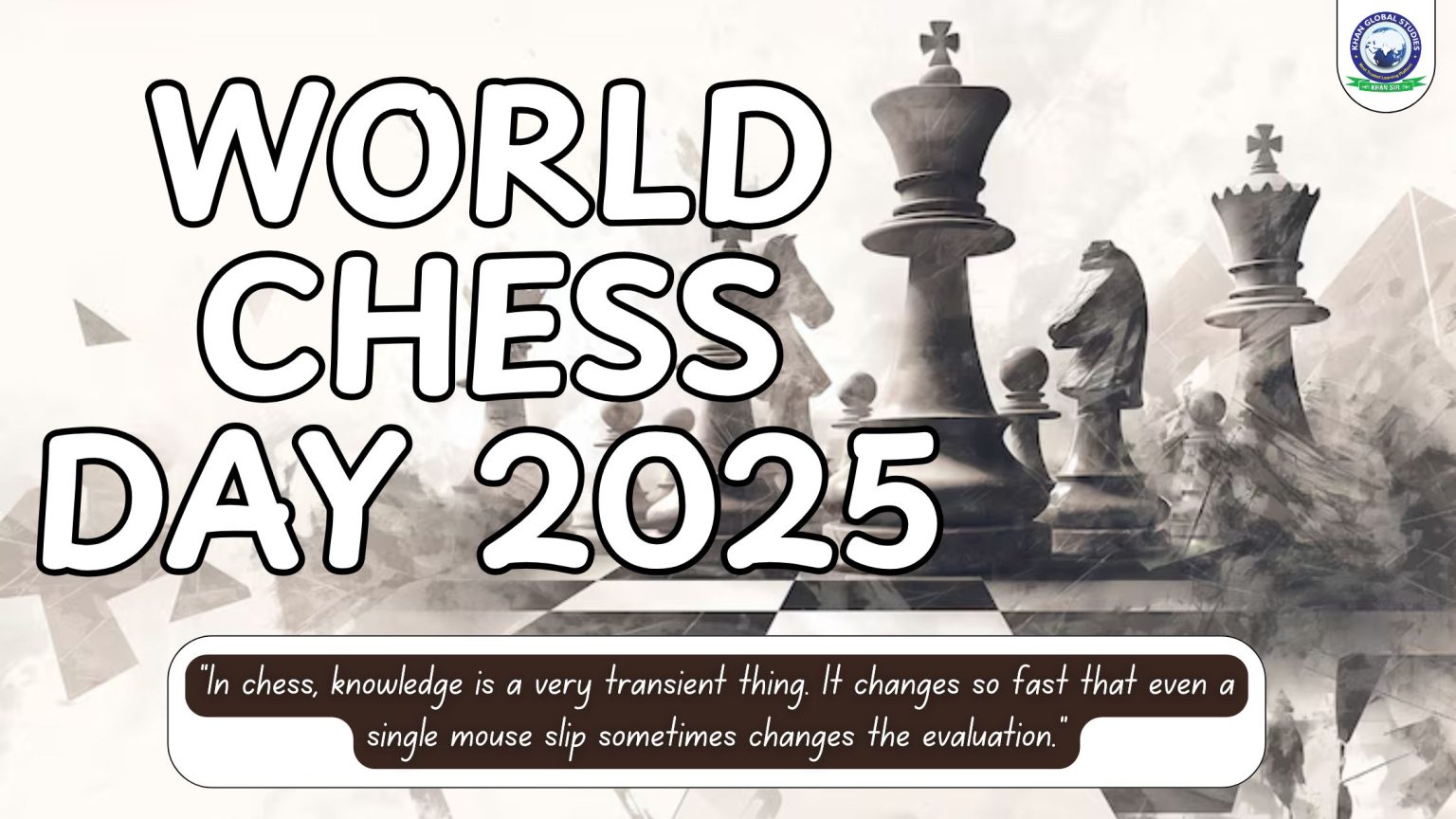 World Chess Day 2025: History, Theme, Significance & Quotes | Khan ...