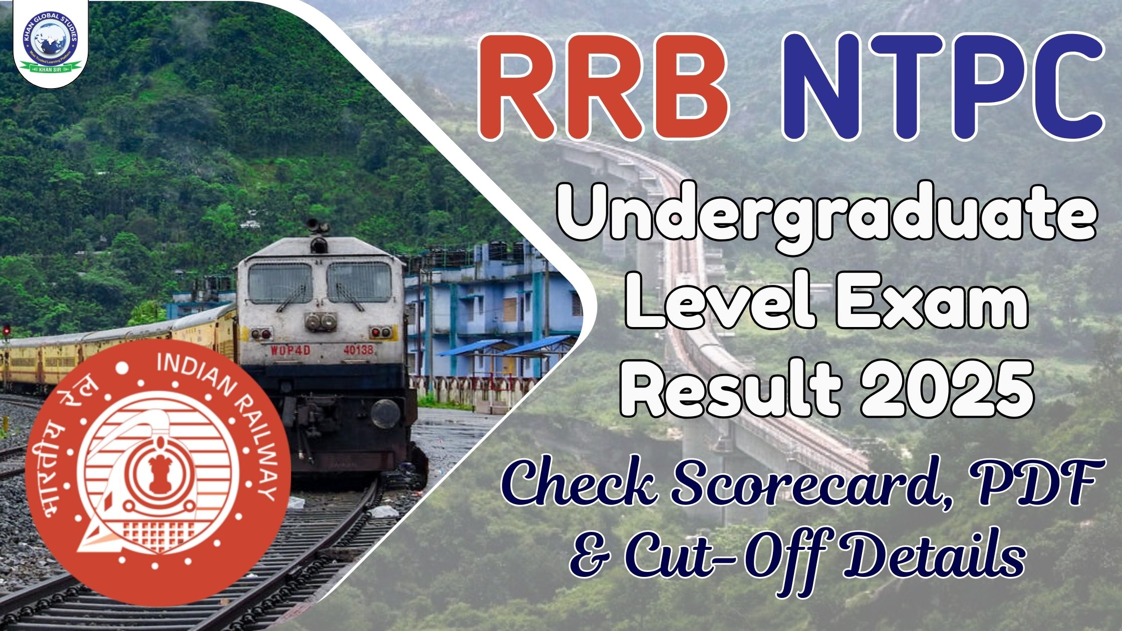 RRB NTPC Graduate Result 2025 (CBT 1) @rrbcdg.gov.in