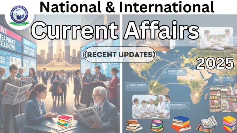 Recent Current Affairs – National & International Updates Daily