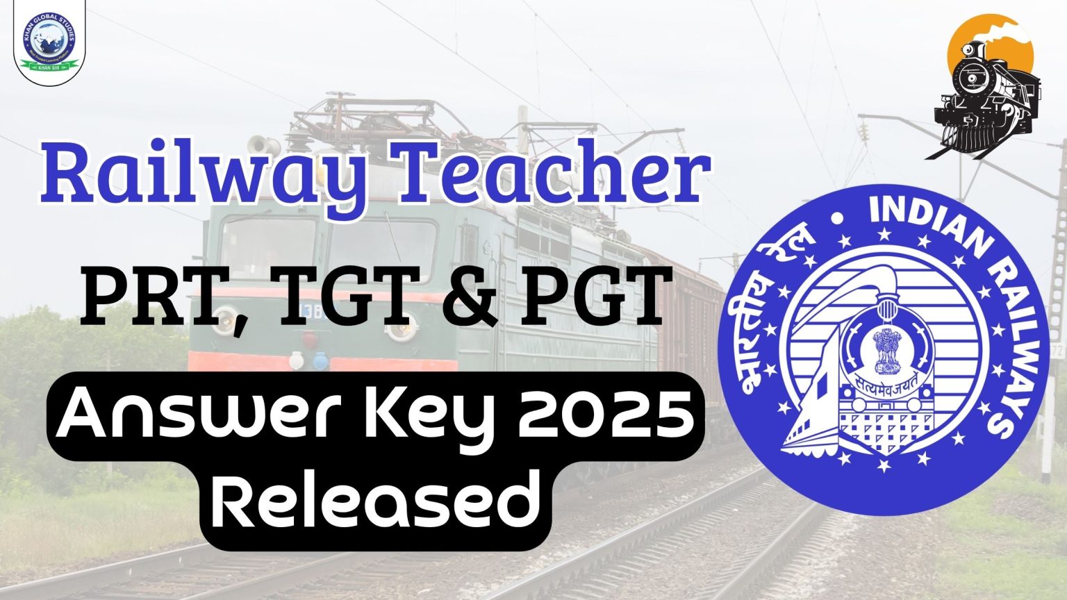 RRB Railway Teacher Answer Key 2025 & Results - Check Now!